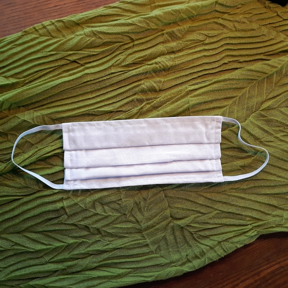 Other | 2 Pack White Face Masks Handmade Washable Cloth | Poshmark